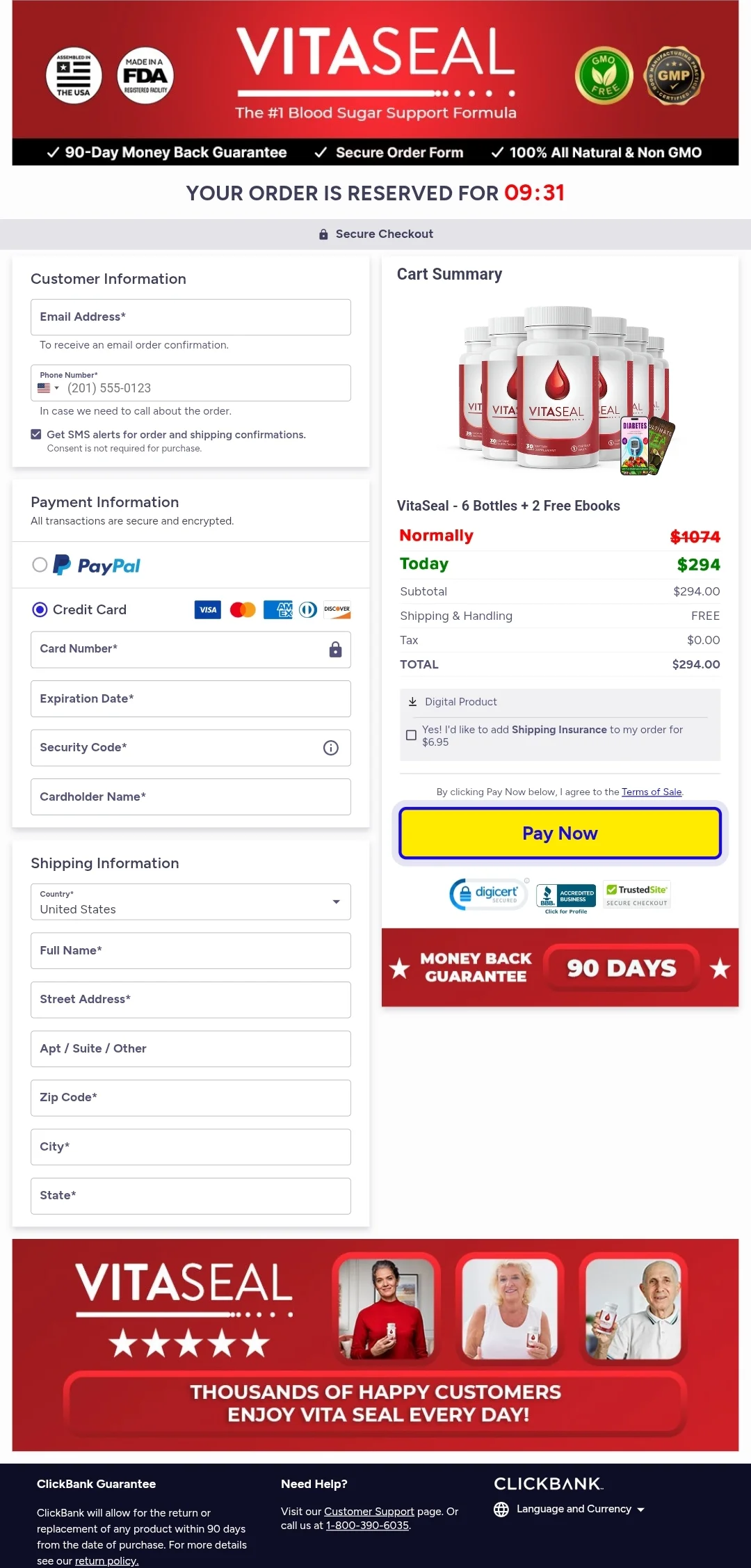 VitaSeal™ - Official Website - Get $780 OFF Today Only!